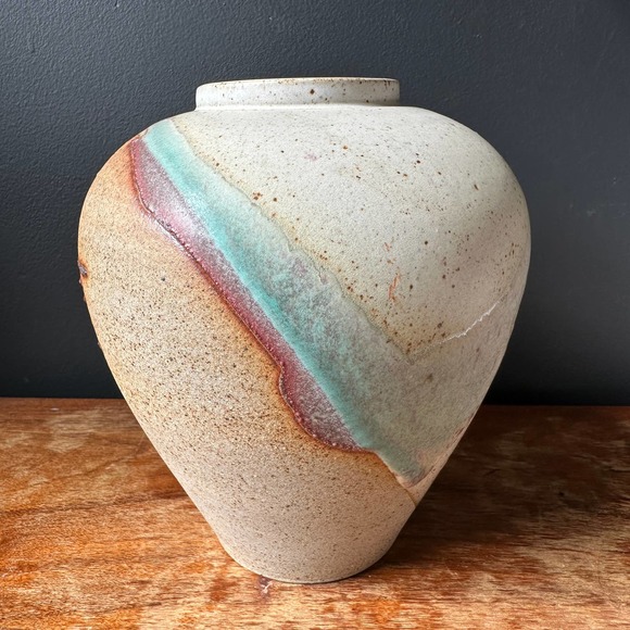 Art Pottery | Accents | Vintage Studio Art Pottery Vase Drip Glazed ...